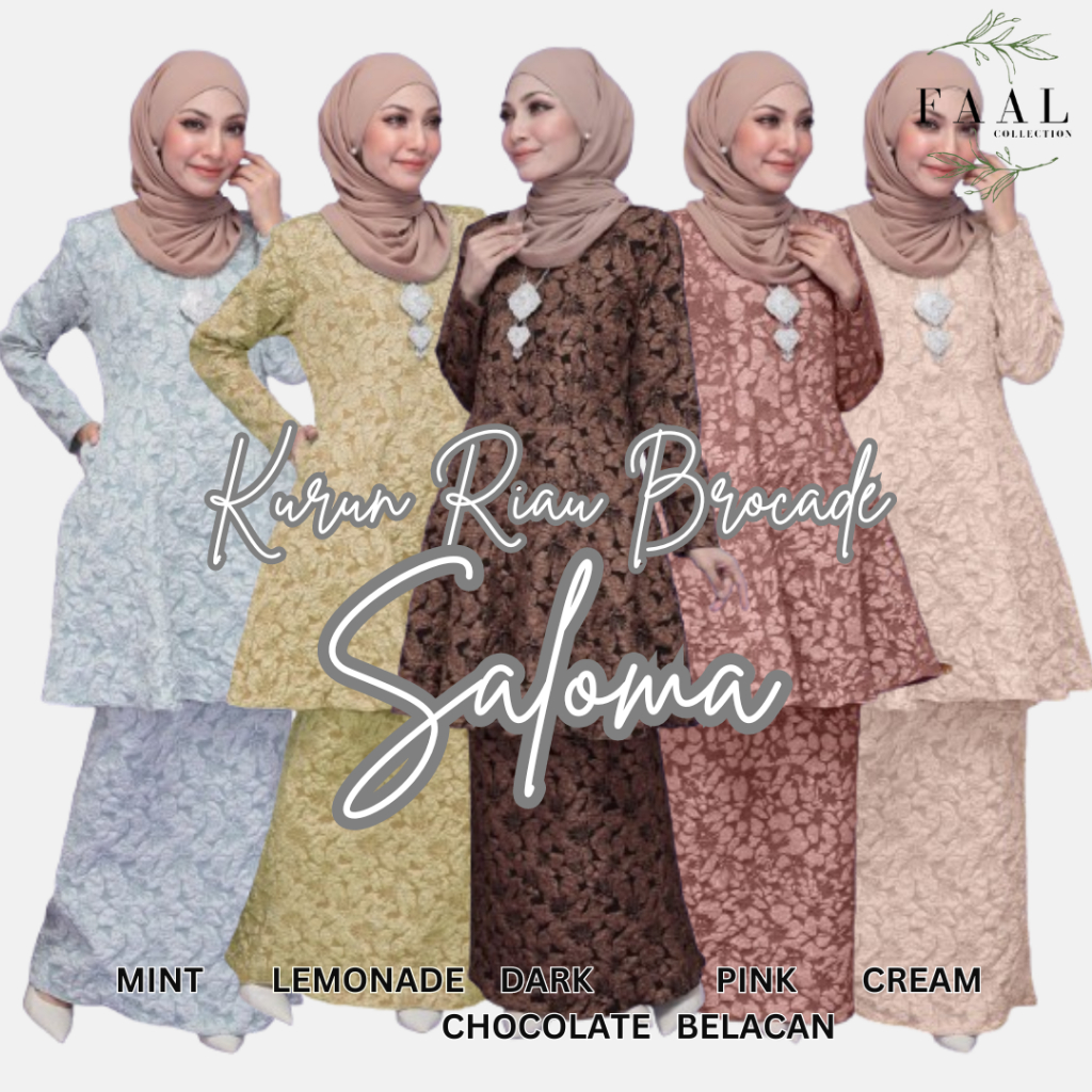 BAJU KURUNG RIAU BROCADE SALOMA (READY STOCK) | Shopee Malaysia