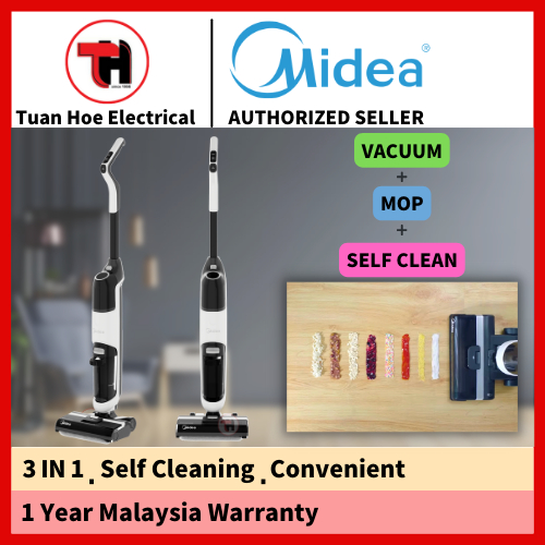 MIDEA MVC-X6 3 IN 1 Cordless Vacuum Mop with Self-Cleaning System ...