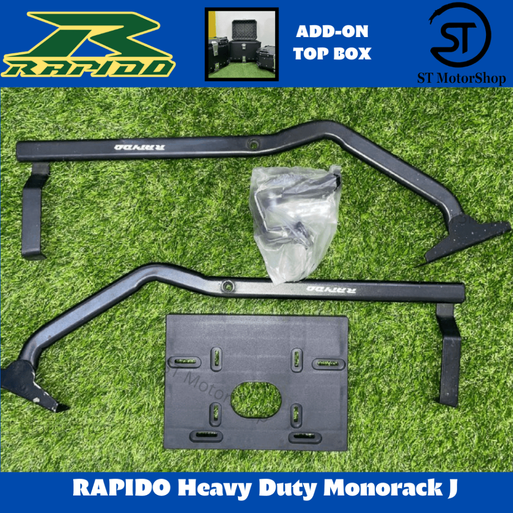 RAPIDO Heavy Duty Monorack Mono Rack J Top Box Rack Box Carrier With ...