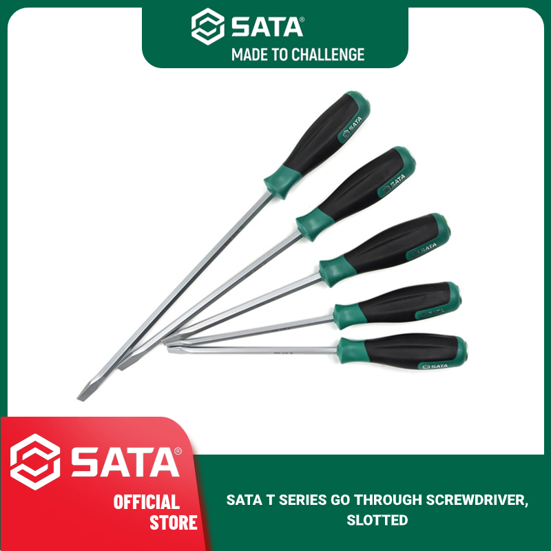 SATA T SERIES GO THROUGH SCREWDRIVER, SLOTTED / FLAT LEPER SCREWDRIVER ...