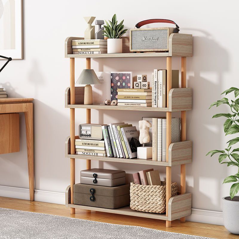 5 Floor Bookshelf Multipurpose Shelves Living Room Floor Study Shelf ...