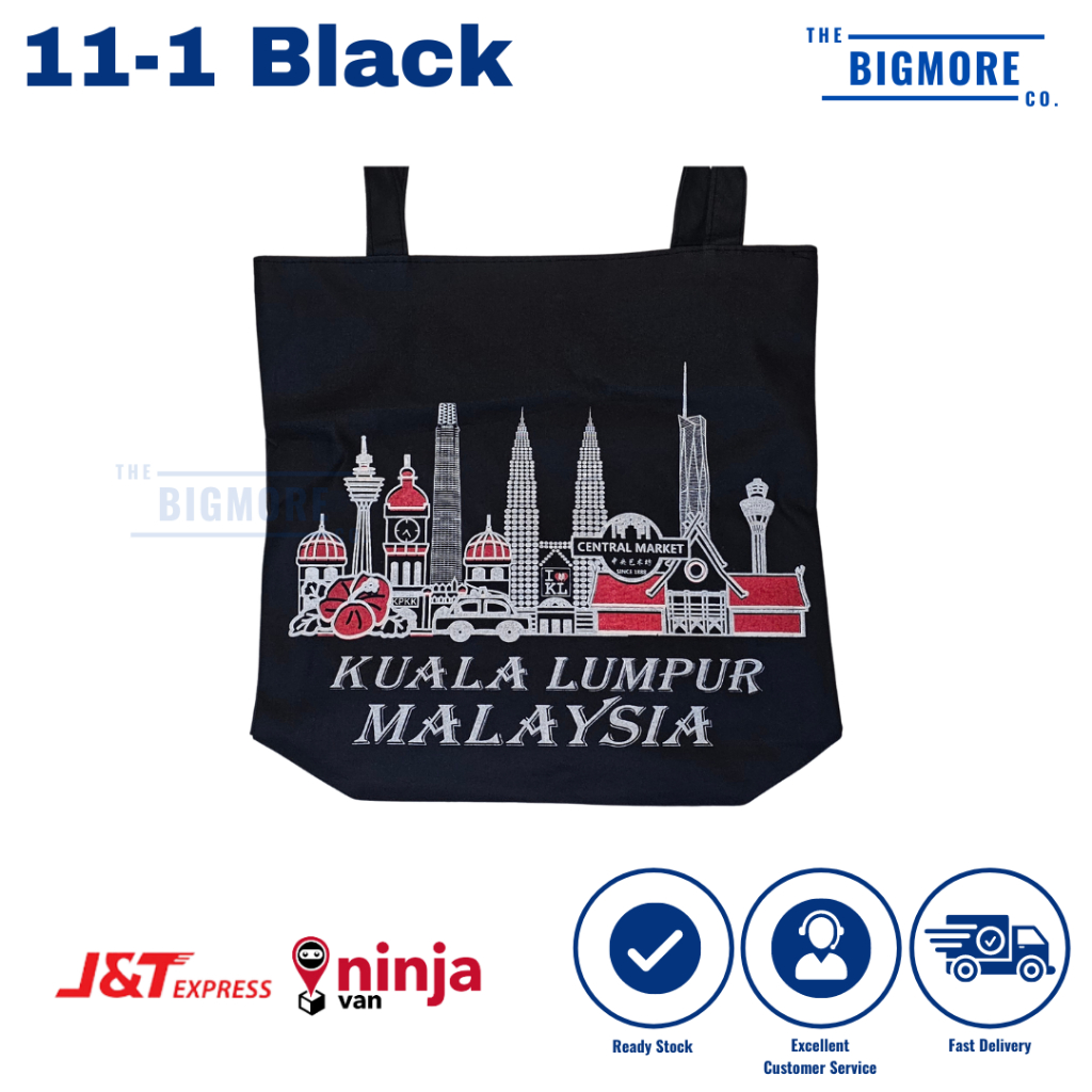 💙Ready Stock💙 40 Designs I Love KL Tote Bags We Are Malaysians City ...