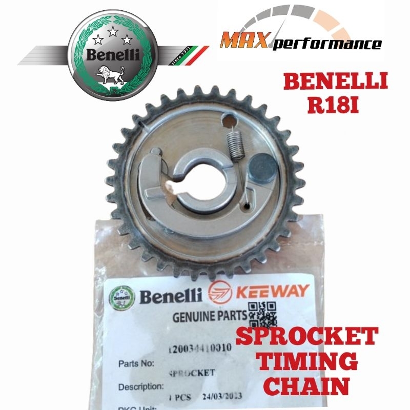 BENELLI R18I CAMSHAFT TIMING CHAIN SPROCKET | Shopee Malaysia