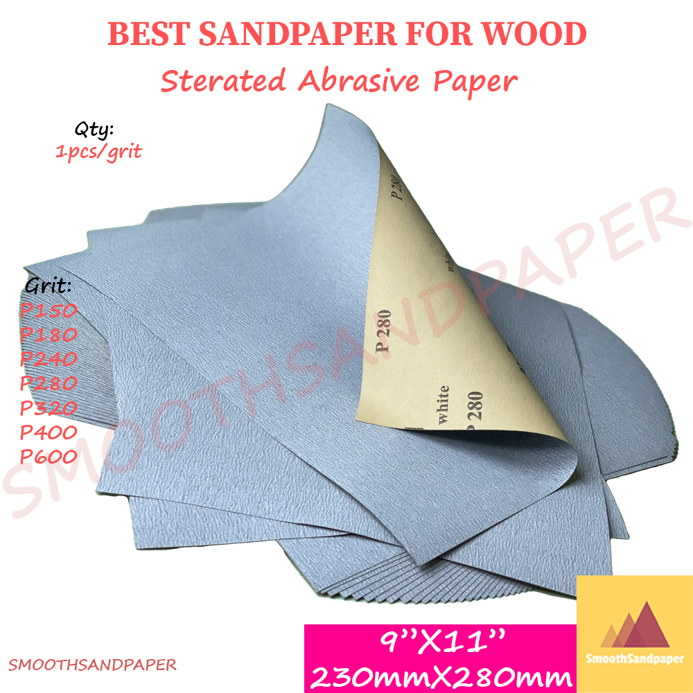 [READY STOCK] Sandpaper Sheet 9"X11" (230mmX280mm) Aluminium Oxide ...