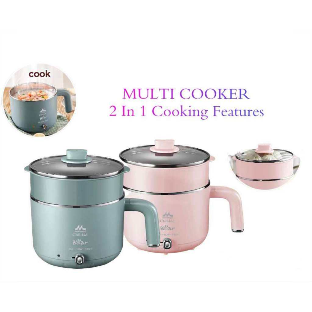 Morinaga Baby Rice Cooker 2 In 1 - Steaming, Boiling, Cook ( pink ...
