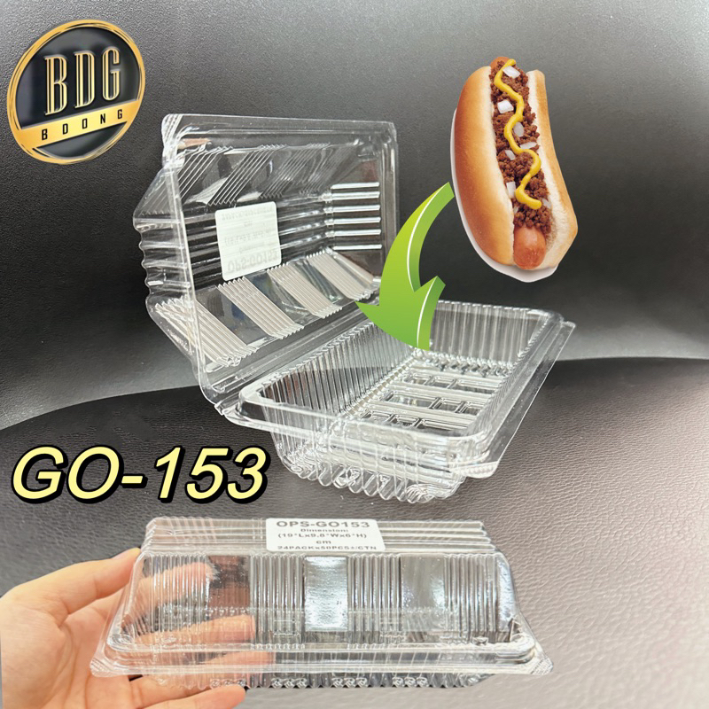 BDG-GO-153*50pcs± PLASTIC TRAY WITH LOCK # DISPOSABLE CLEAR FOOD BOX # ...