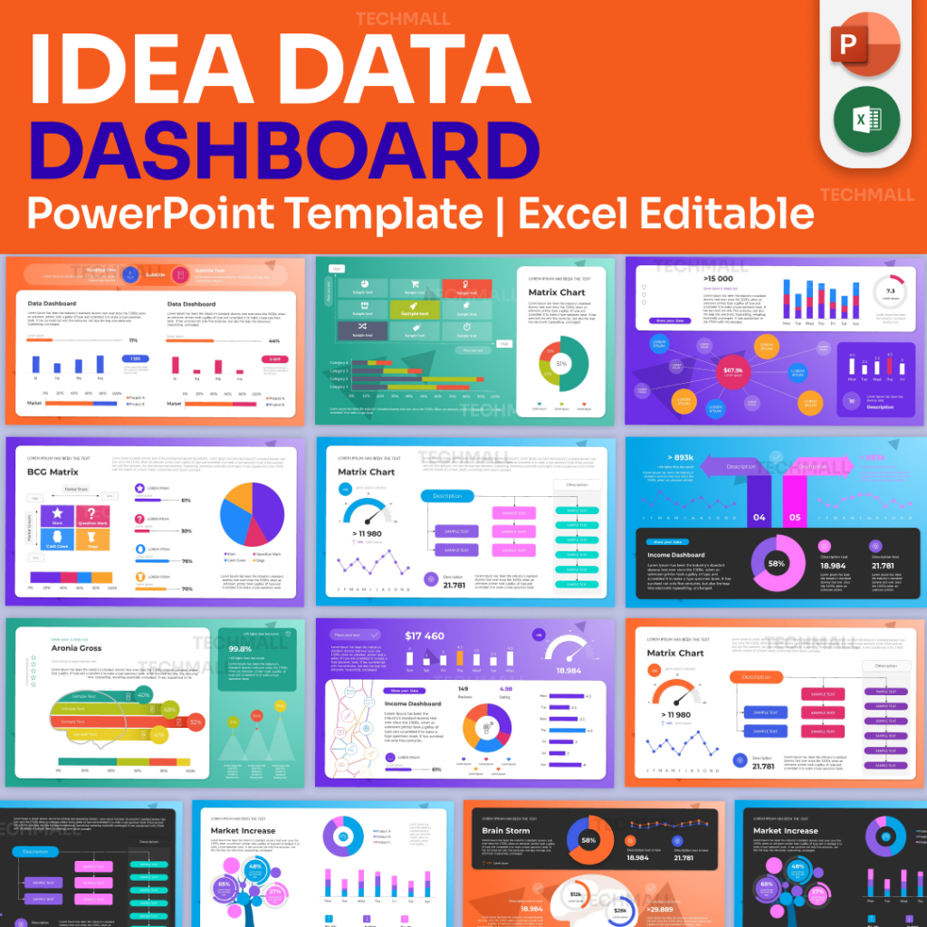 Idea Interactive Dashboards Dynamic Powerpoint Presentation Versatile Template - Easy Excel ...
