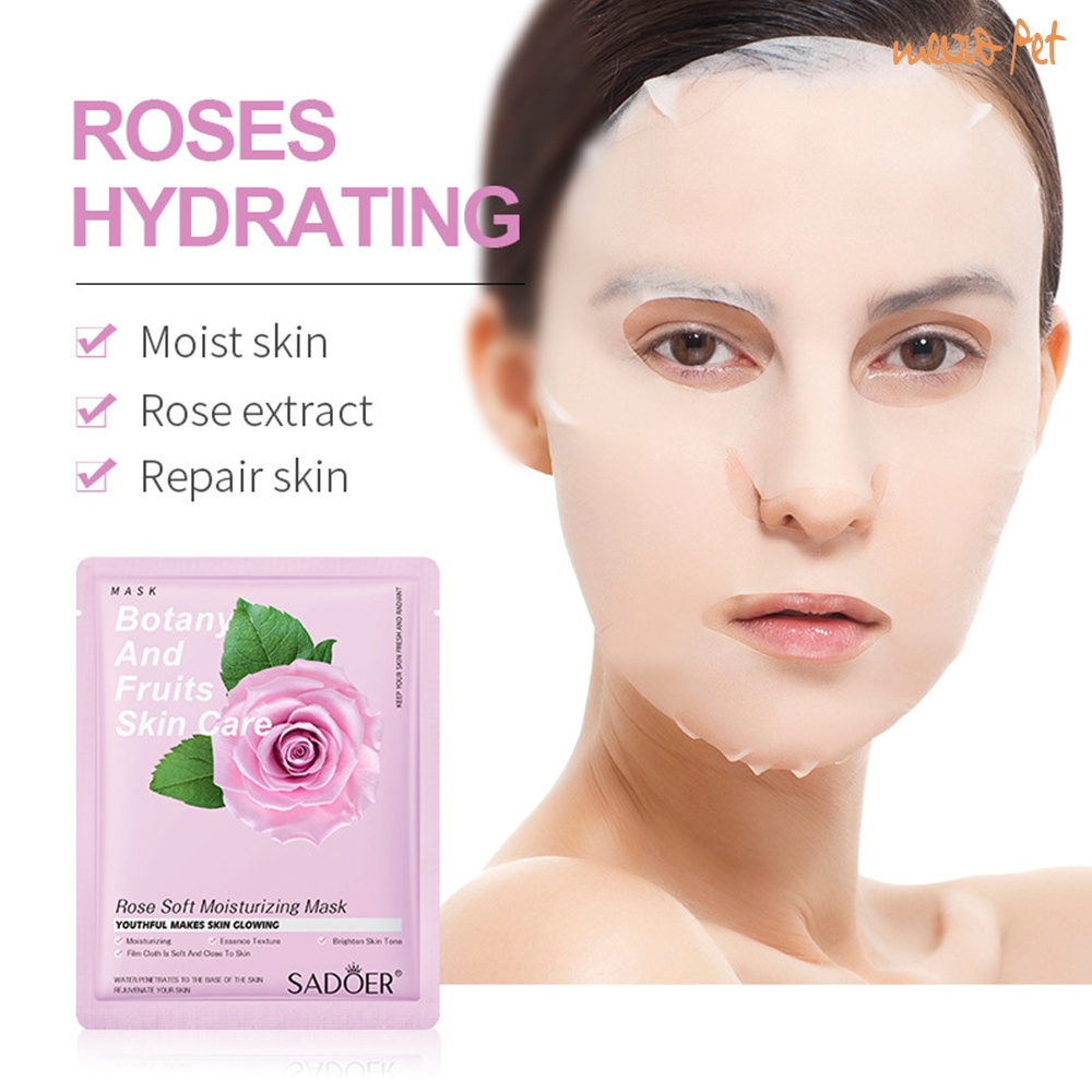 ROREC SADOER Fruit Plant Mask Series Natural Moisturizing Hydrating Brightening Facial Mask ...