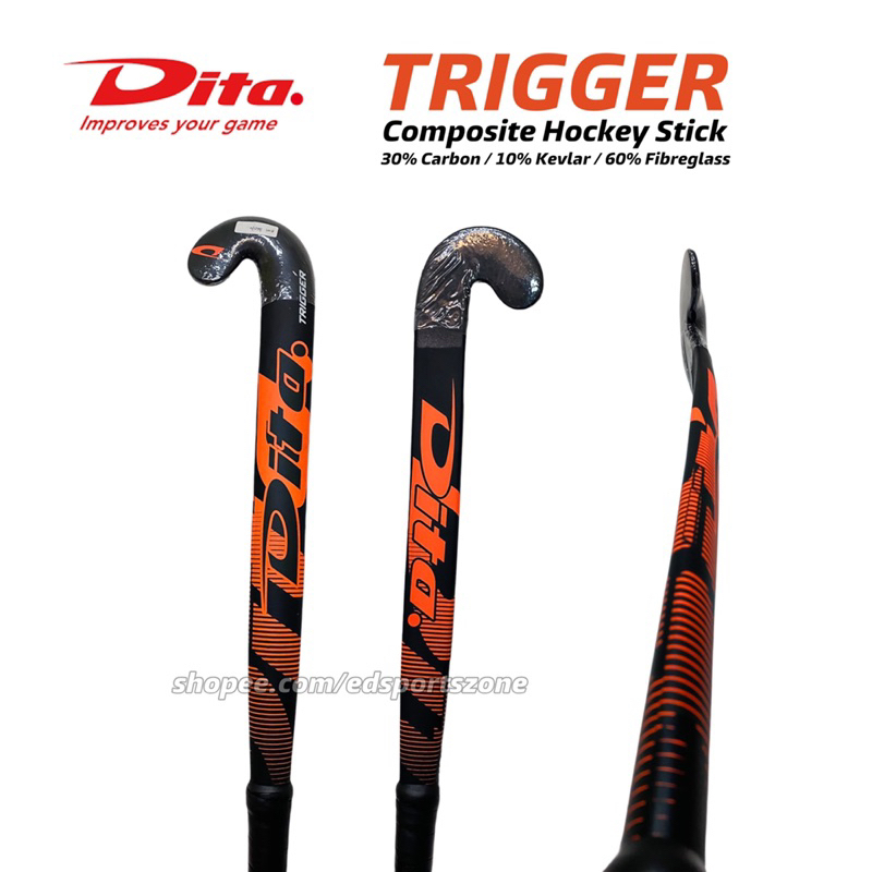 Dita Trigger Low Bow 30% Carbon Composite Hockey Stick Kayu Hoki Karbon ...