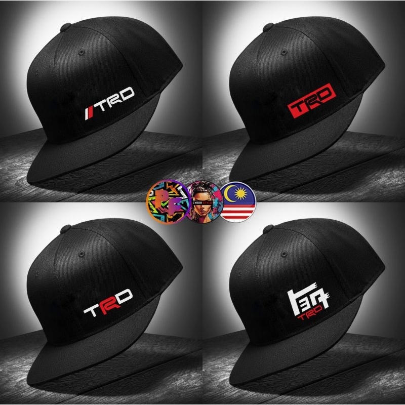 Toyota TRD Snapback Cap Flat Unisex New for Vios Corrola ke70 camry ...