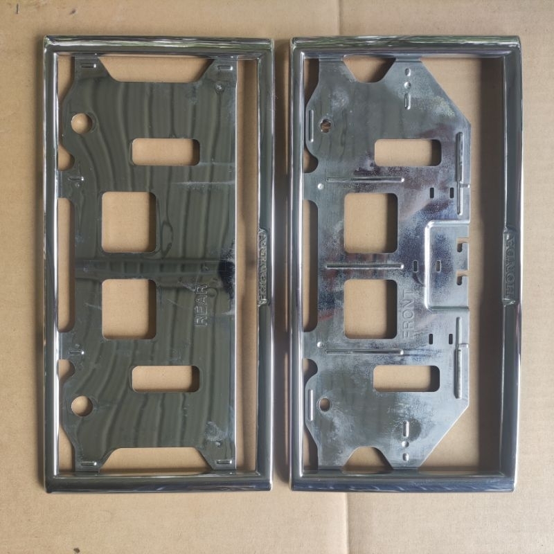 Frame plate honda chrome JDM | Shopee Malaysia