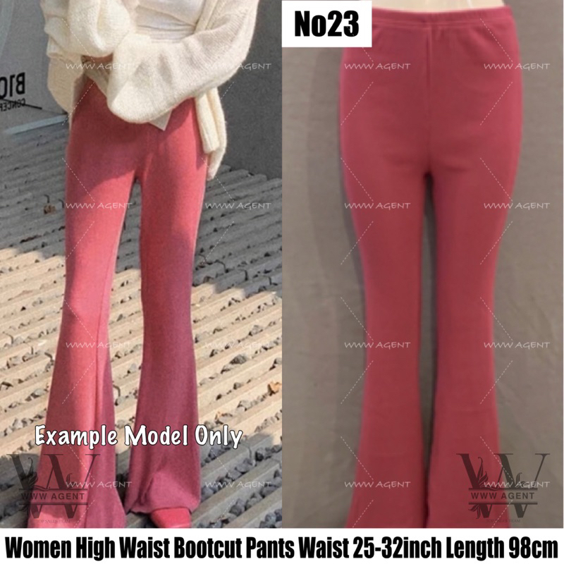 New Design🔥Women High Waist Bootcut Pants Flare Wide Leg Trousers Bell ...