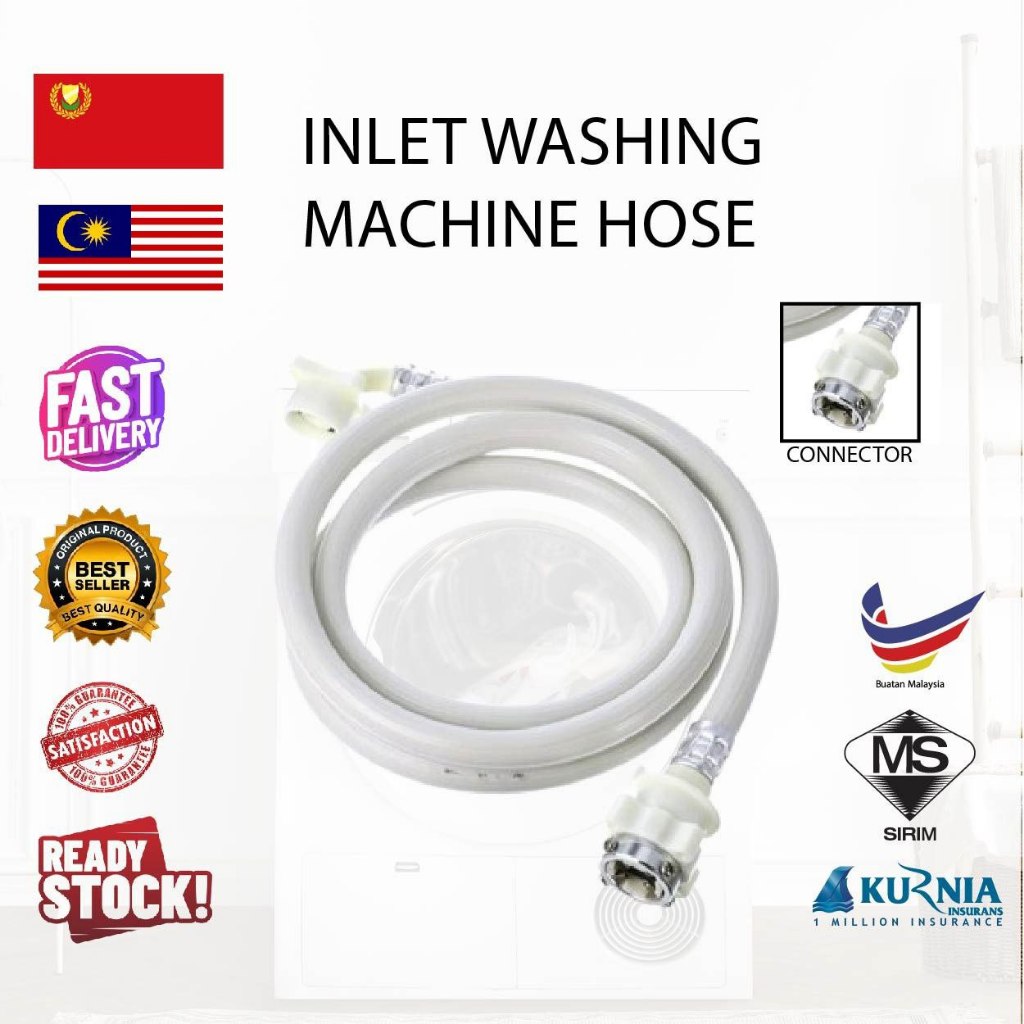 UNIVERSEL INLET WASHING MACHINE HOSE PIPE CONNECTOR PAIP AIR MASUK ...
