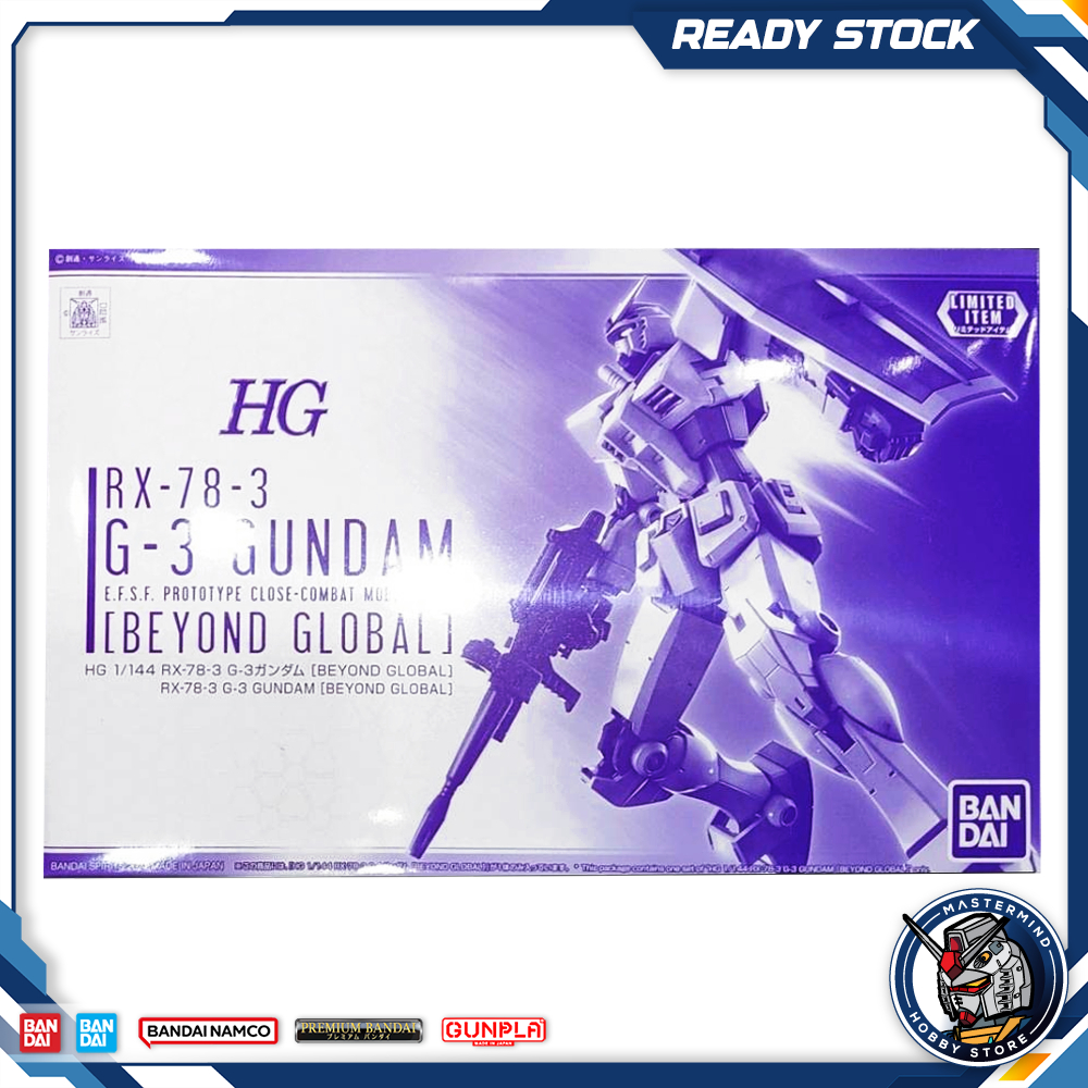 (Ready Stock) BANDAI HG 1/144 RX-78-3 G-3 Gundam [BEYOND GLOBAL] | Shopee Malaysia