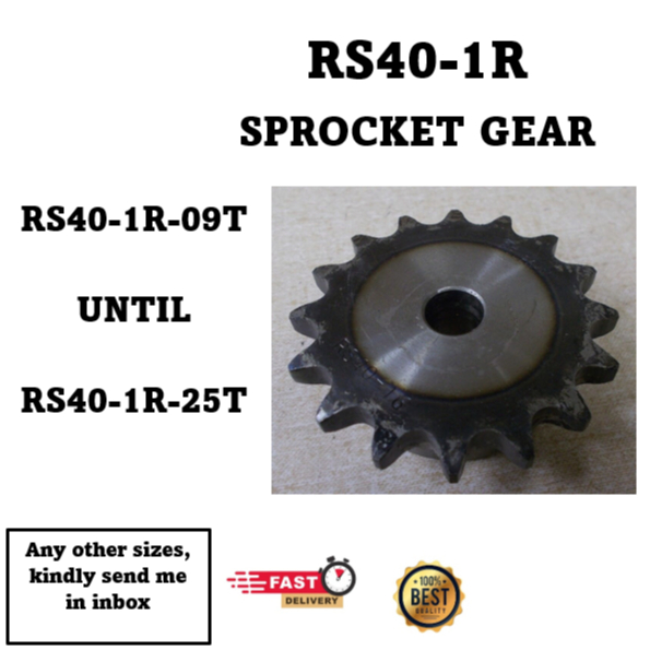 RS40-1R X 9T - 25T Sprocket Gear kogyo sprocket gear 9 Gigi - 25 Gigi Kogyo Brand | Shopee Malaysia