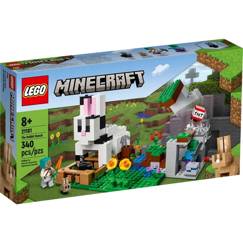 [BrickCasper] LEGO 21181 Minecraft - The Rabbit Ranch | Shopee Malaysia