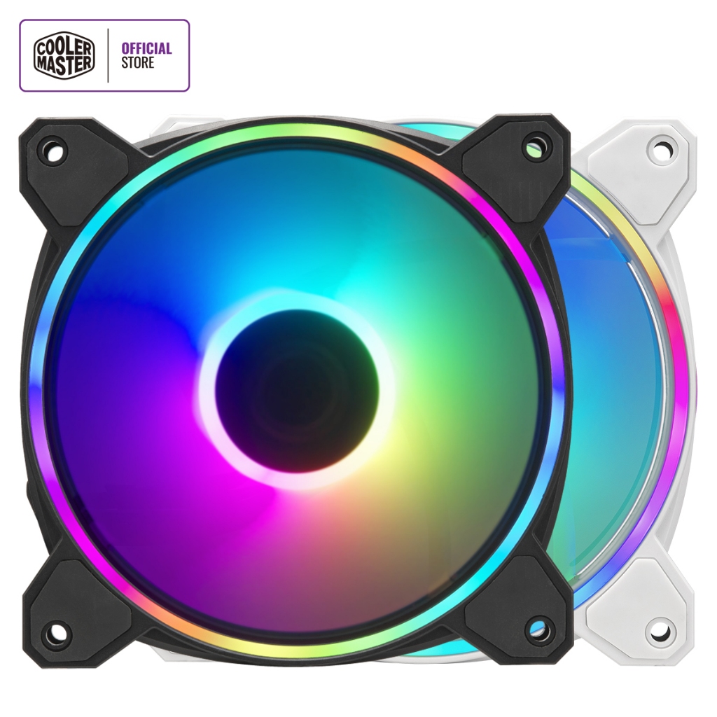 Cooler Master MF120 Halo² Case Fan (2050 RPM, 51 CFM, ARGB Gen 2 ...