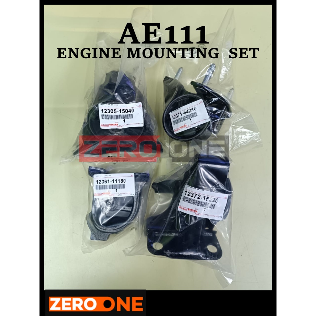 TOYOTA AE111 1.6cc MANUAL GEAR ENGINE MOUNTING SET | Shopee Malaysia