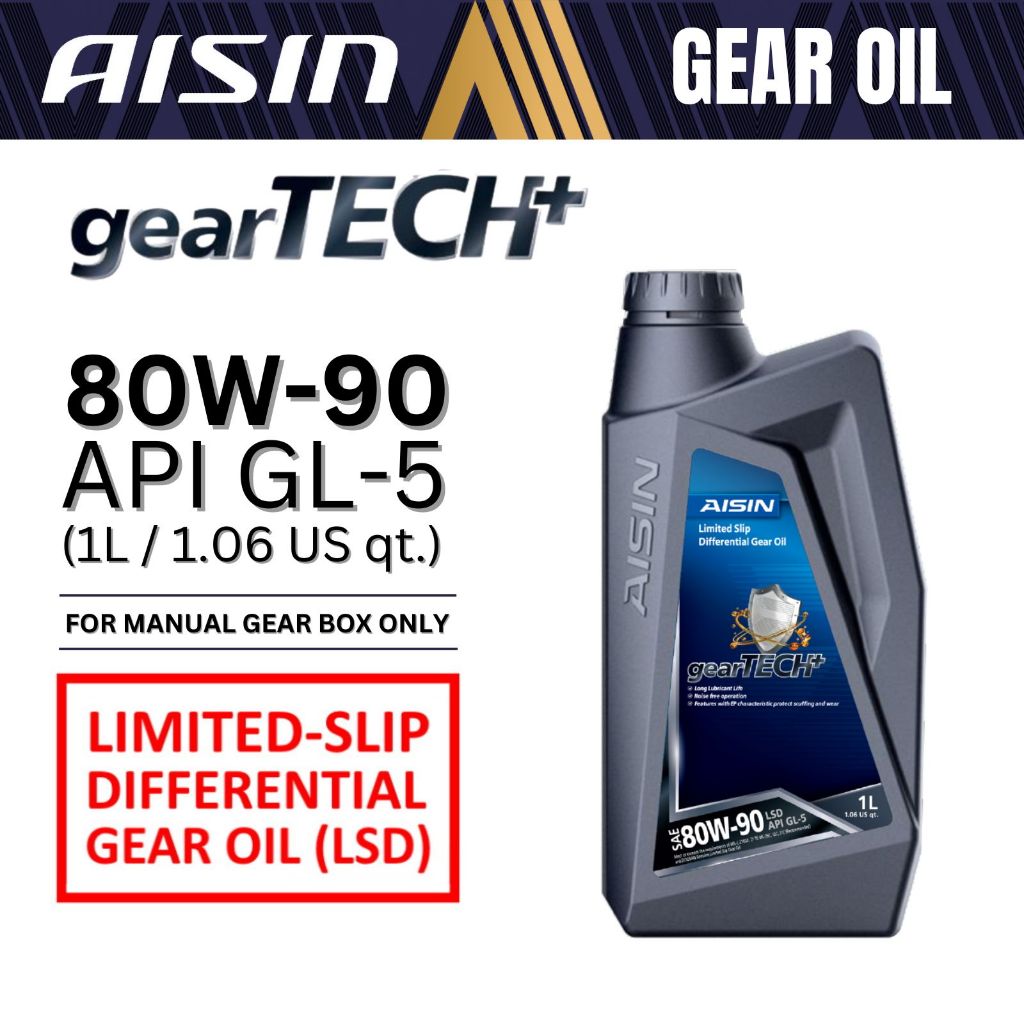 Aisin Manual Gear Oil (LSD) - 80W90 (1L) GL-5 | Shopee Malaysia