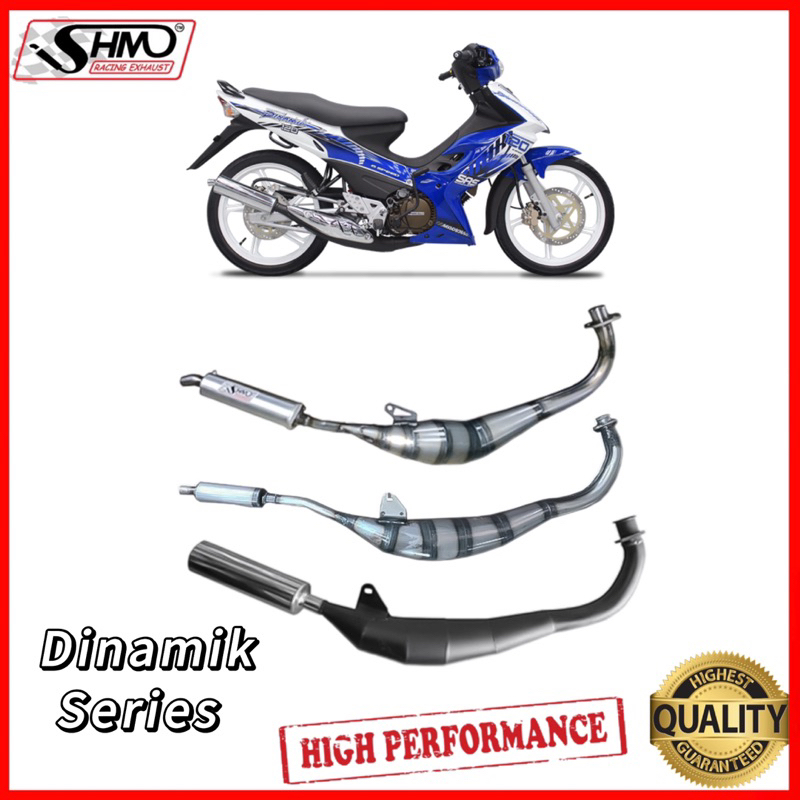 Modenas Dinamik 120 🔥SHM Exhaust🔥 - Std Open, Pipe On, Open B | Shopee ...
