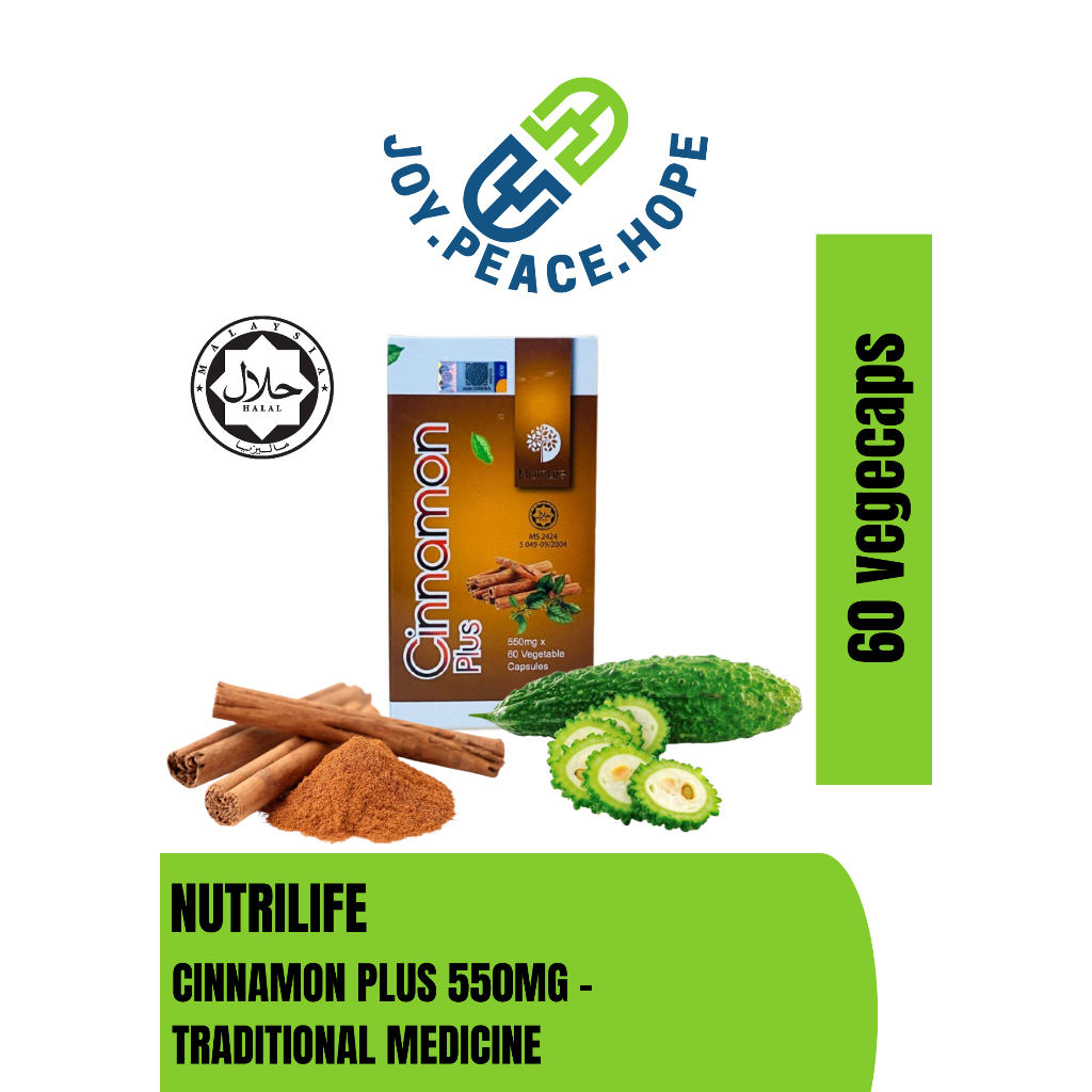 NUTRILIFE CINNAMON PLUS 550MG 60 VEGE CAPS | Shopee Malaysia