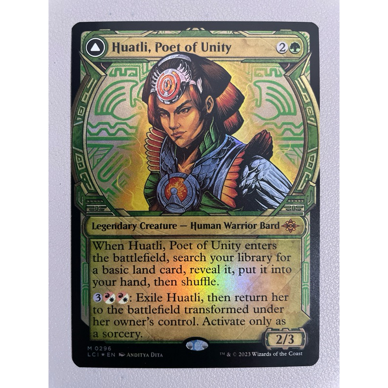 MTG:The Lost Caverns of Ixalan (LCI) M0296 - Huatli, Poet of Unity ...