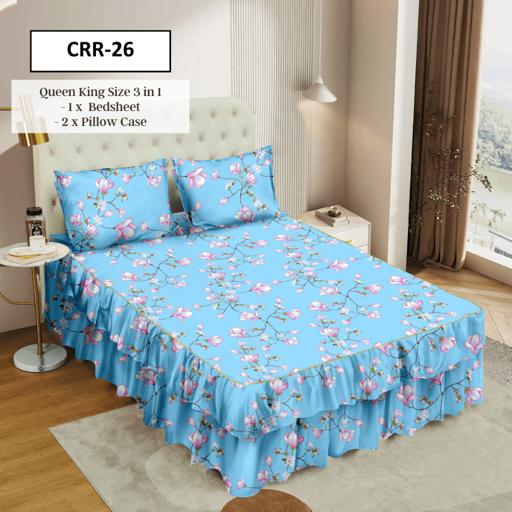 Cadar Bedsheet 3 in 1 Ropol Beropol Pengantin Patchwork Set Puteri ...