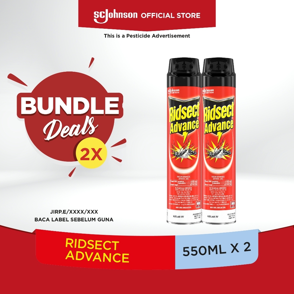 Ridsect Advance Aerosol (550ml) [Twinpack] | Shopee Malaysia