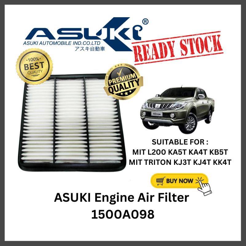 ASUKI Engine Air Filter Mitsubishi L200 KA4T KA5T KA9T KB8T Triton KB4T ...