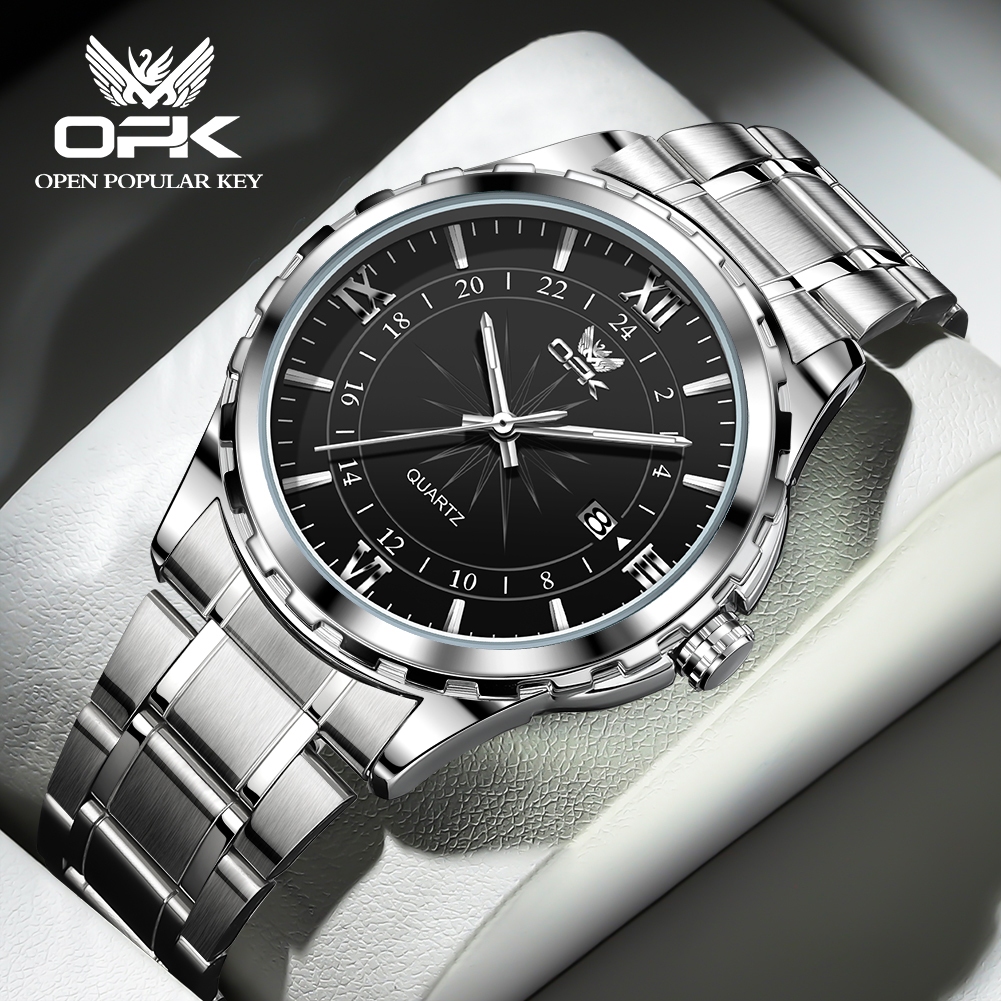 OPK Jam Tangan Lelaki Original 100% Watch Man Birthday Quartz Analog ...