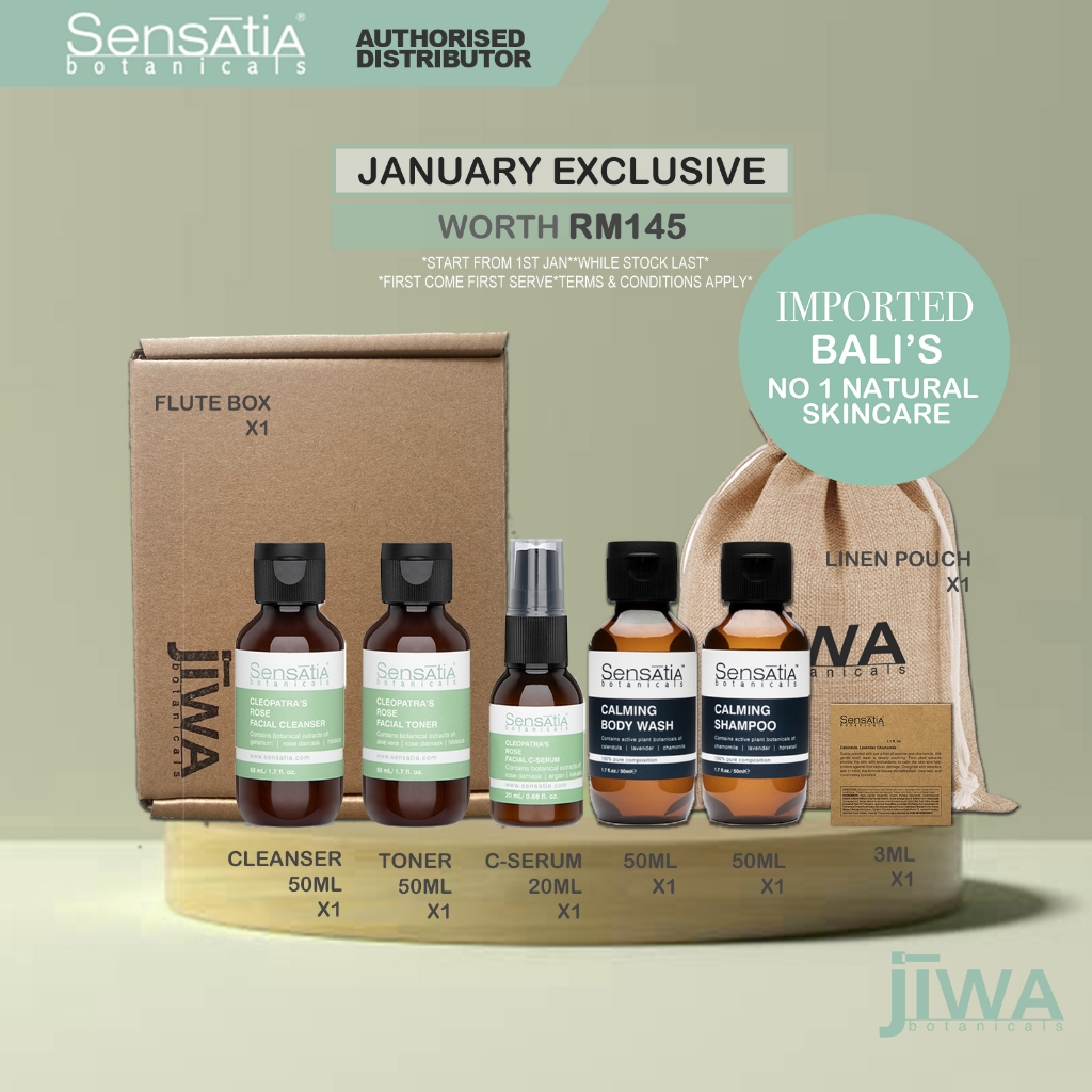[EASY SET] Sensatia Botanicals 3 Steps Skincare + Calming body wash ...