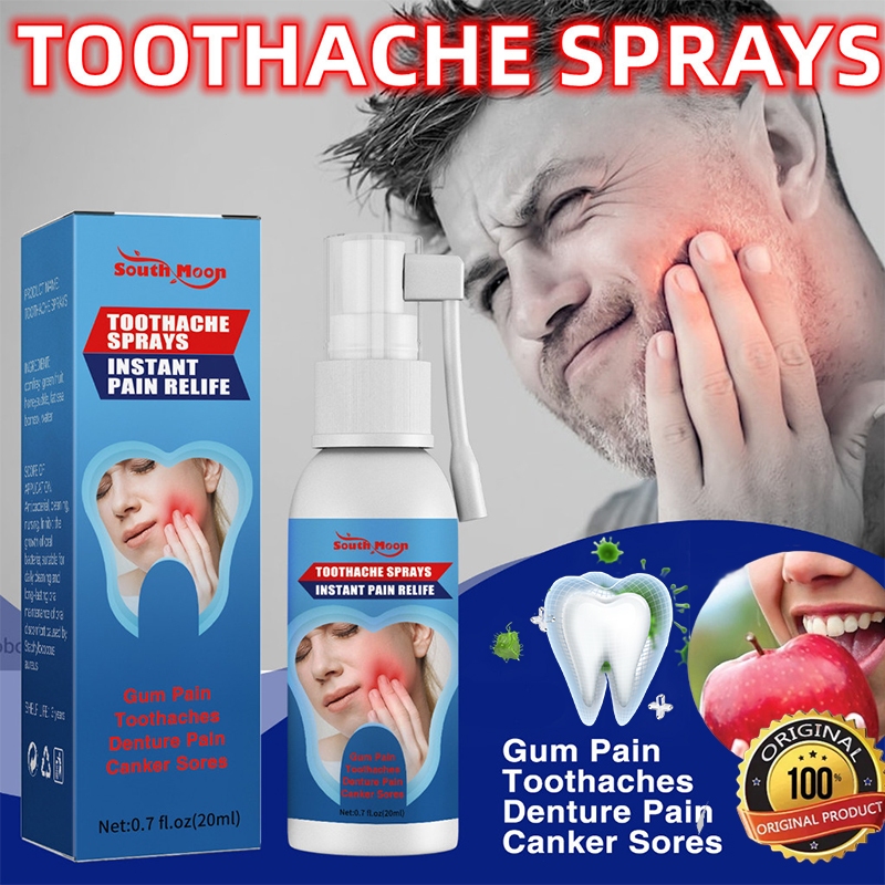 Ready stock toothache pain relief spray gingival herbal antibacterial ...
