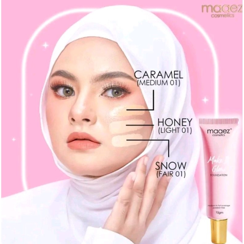 MAEEZ FOUNDATION MAKE IT GLOW(15 G) | Shopee Malaysia