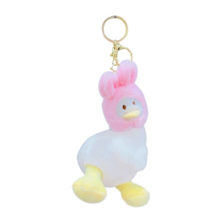 [Ready Stock] Keychain Cute Cartoon Plushie Duck Keychain Couple ...