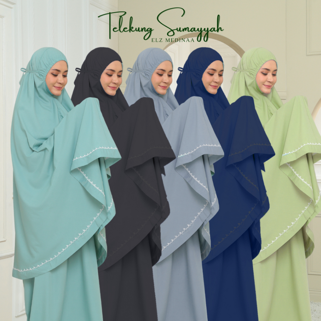 TELEKUNG COTTON SUMAYYAH TELEKUNG DEWASA [ADD ON Kotak Hadiah Exclusive ...