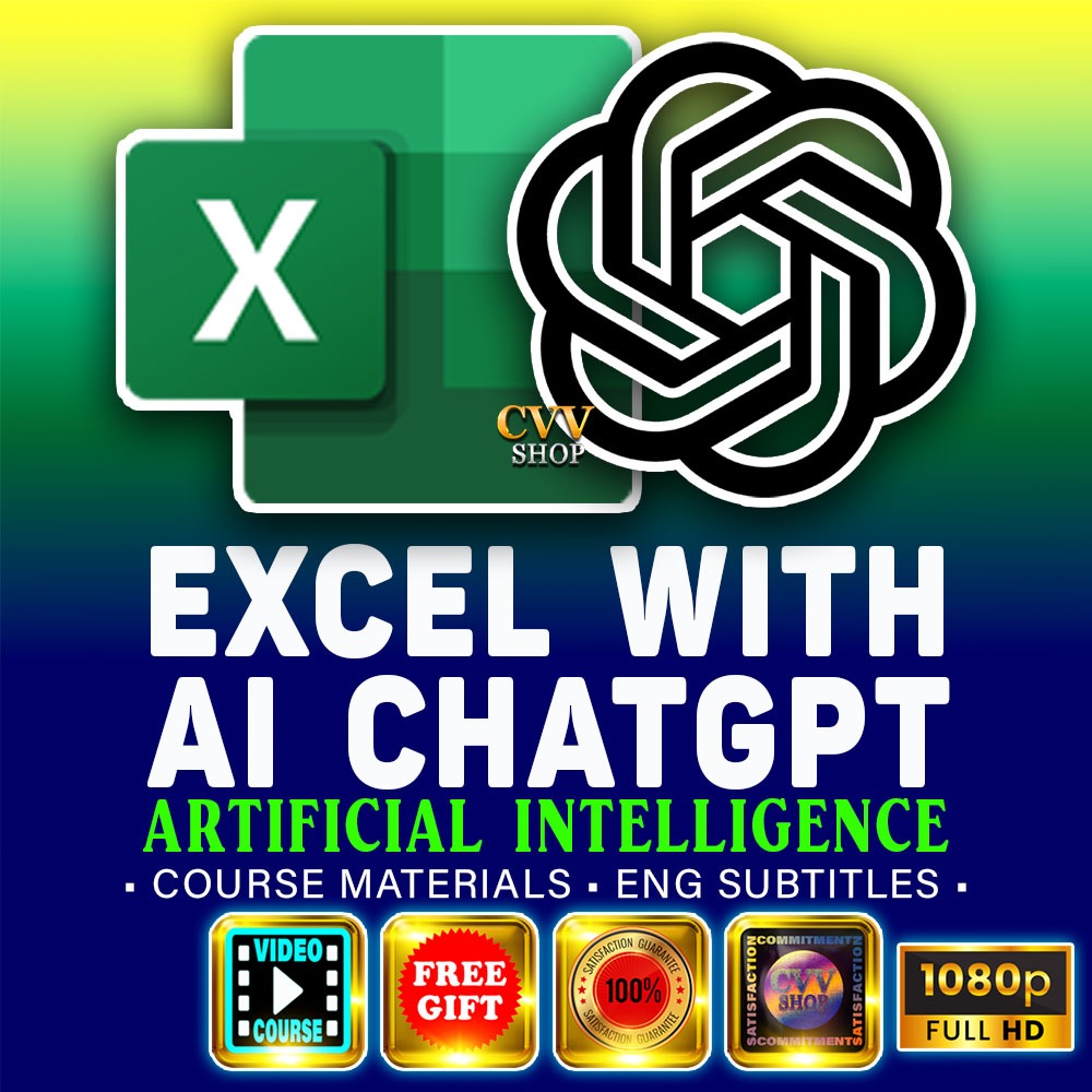 Microsoft Excel Microsoft Excel With AI ChatGPT - Using Artificial Intelligence AI + Excel ...