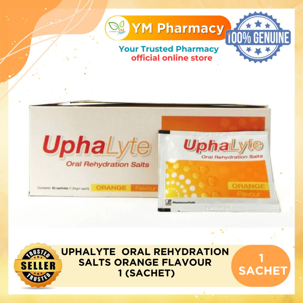 UPHALYTE ORAL REHYDRATION SALTS (ORANGE FLAVOUR 1 SACHET) | Shopee Malaysia