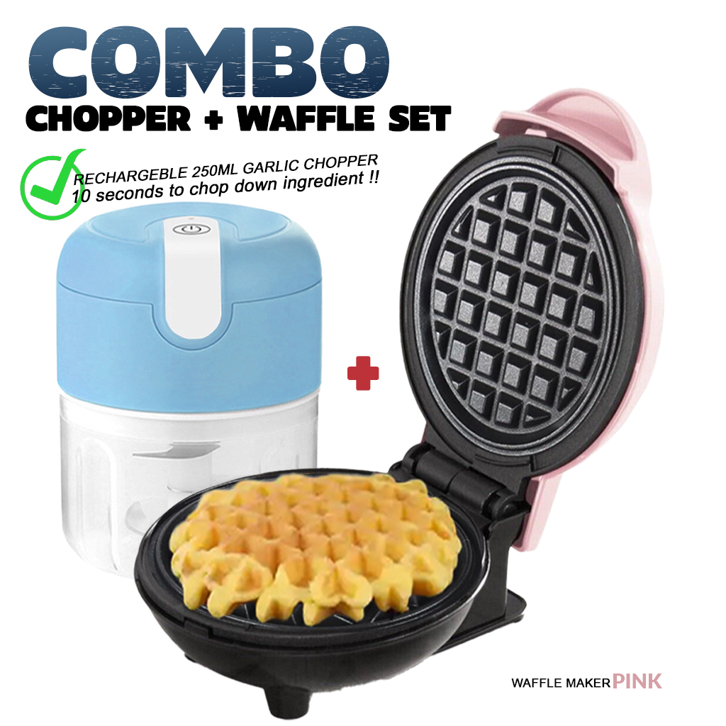 Mini Waffle Maker Electric Waffles Maker Breakfast Waffle Machine Mini ...