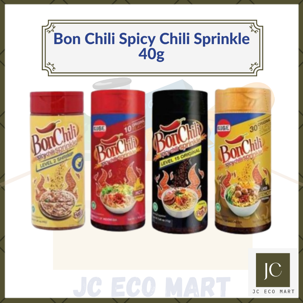 BonChili Spicy Chili Sprinkle Chili Flakes [Halal] - 40g (Level: Level ...