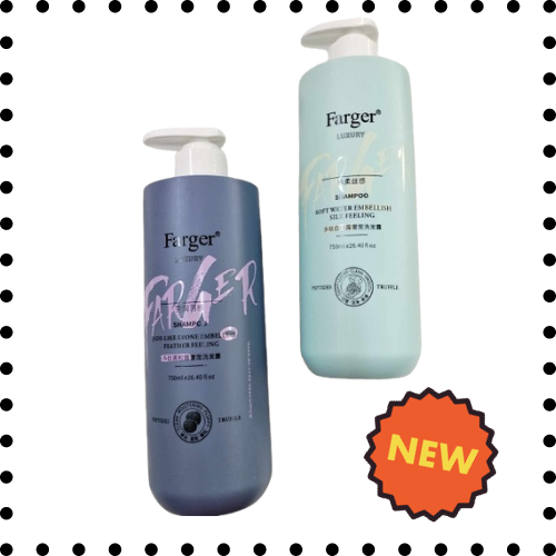 FARGER Black White Truffle Hair Shampoo Soft Repairing Oil Control ...