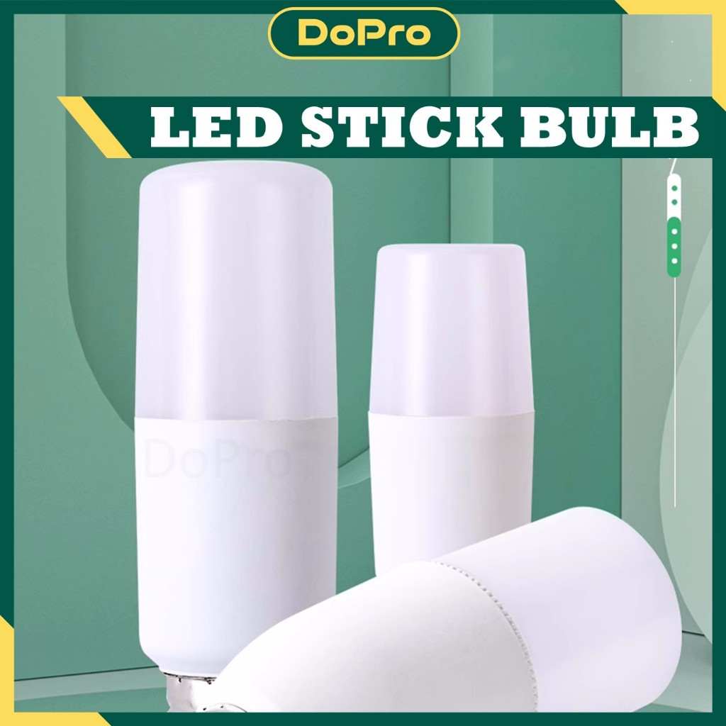 LED Stick Lamp E27 Standard Thread Bright Lighting Long Life Warm White ...