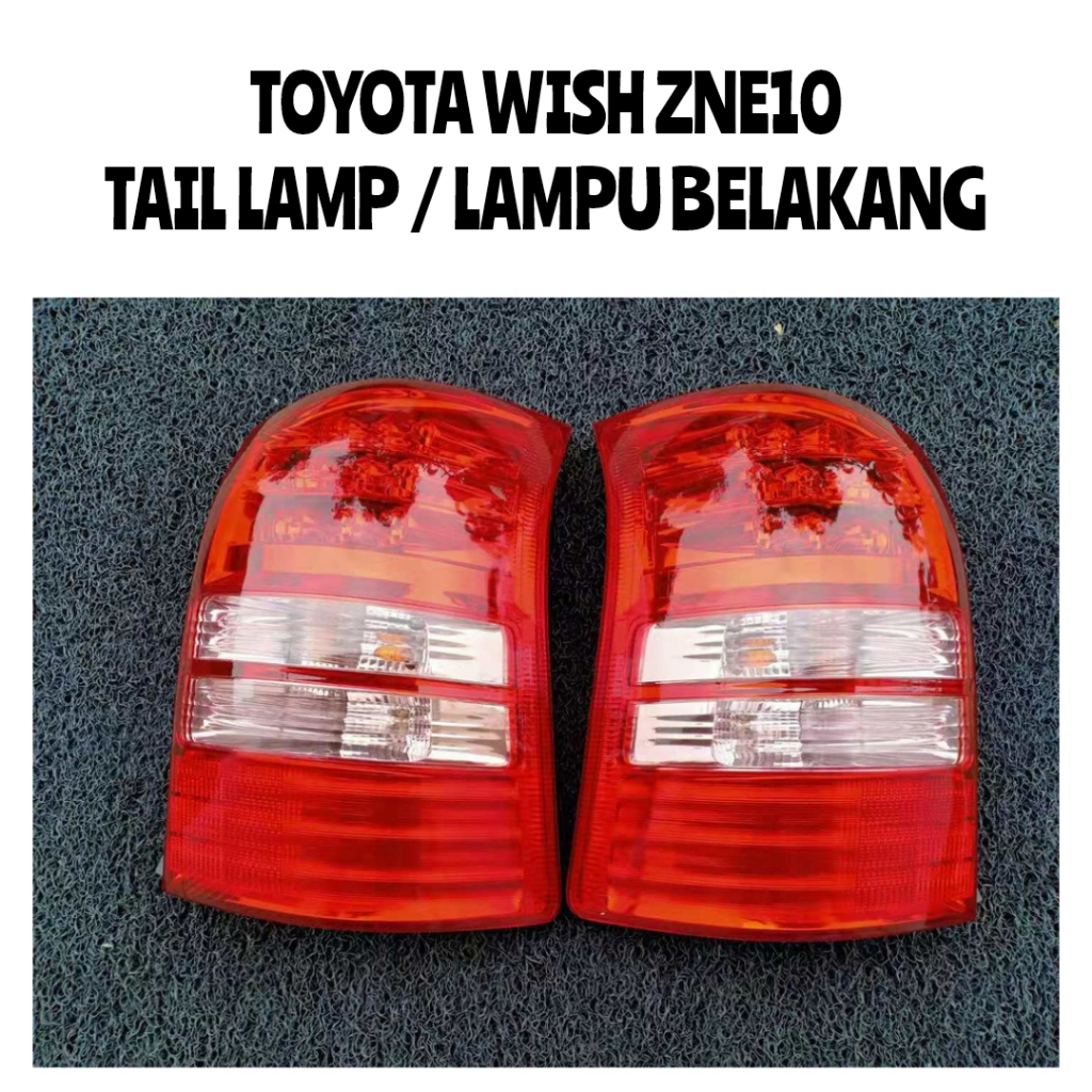 🇯🇵🇯🇵 Tail Lamp / Light Toyota Wish ZNE10 03-09 ( 3 Line LED ) / Tail Lamp / Tail Light / Lampu ...