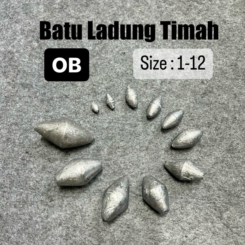 Batu Ladung Timah “OB” Batu Hidup | Shopee Malaysia
