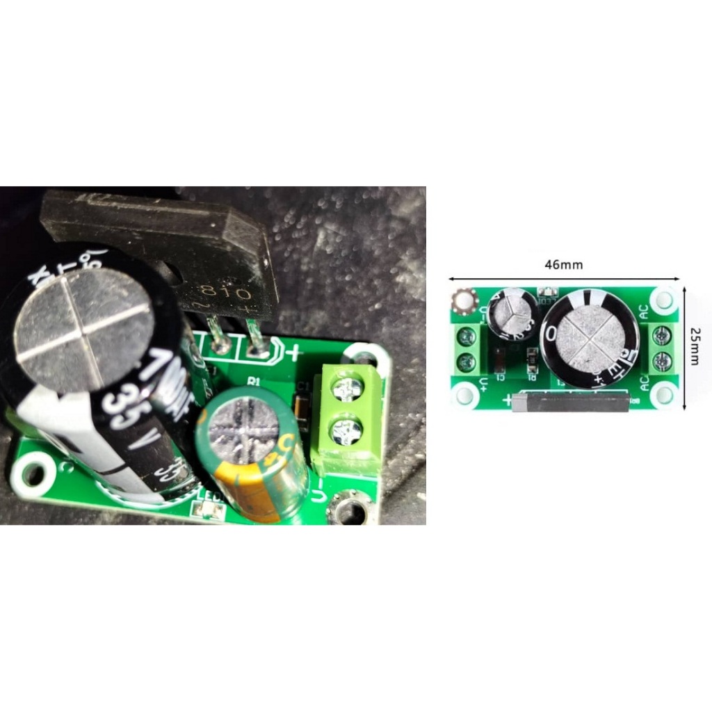 Bridge Rectifier AC To DC Power Converter DIY Kit AC: 3-18V 1A 2A AC 5V ...