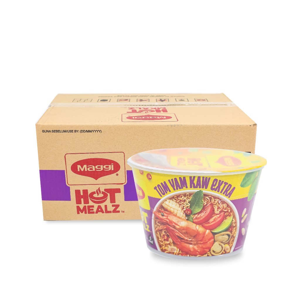 MAGGI HOT MEALZ TOM YAM KAW EXTRA - 1 CARTON (12 x 101G) | Shopee Malaysia