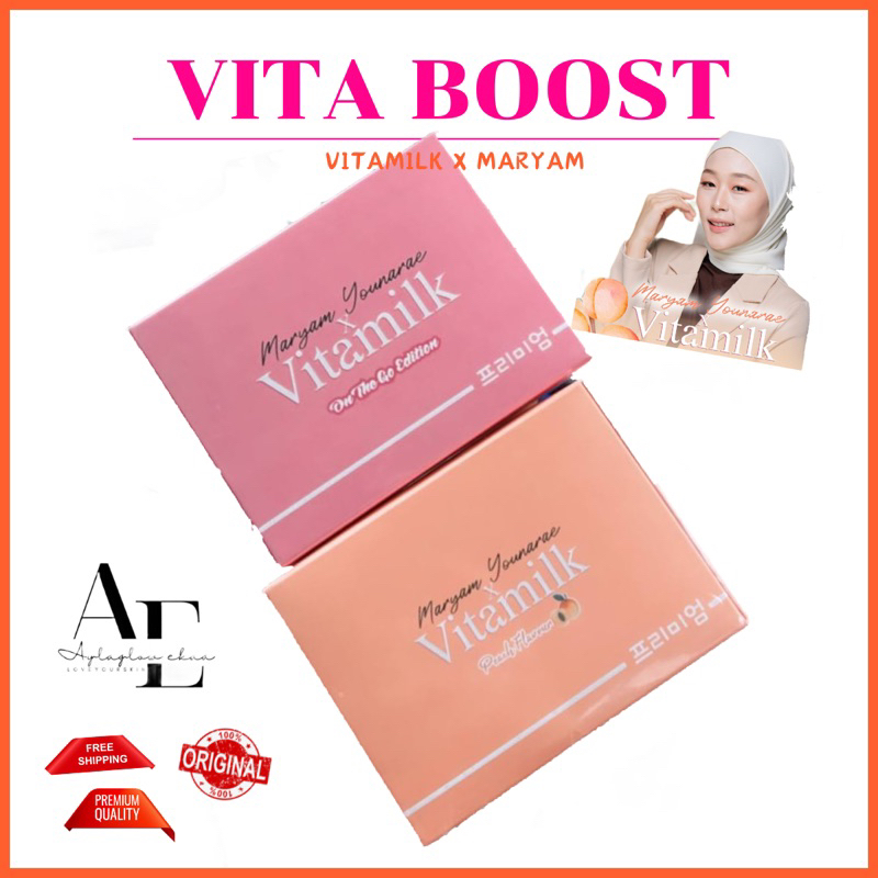 VITA BOOST 1BOX 10 Sachet (PEACH & STRAWBERRY) 4BOX | Shopee Malaysia