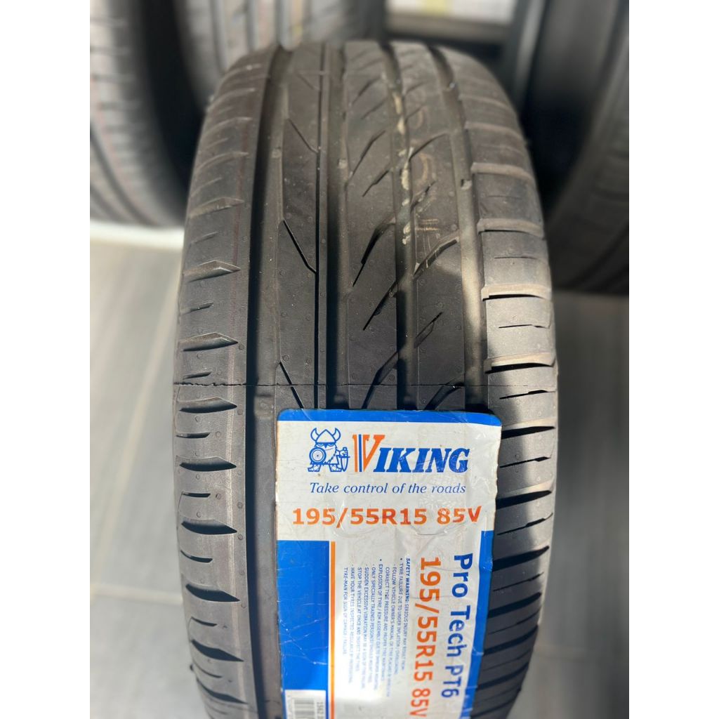 NEW TYRE VIKING 195 55 15 PRO TECH PT6 TAYAR BARU 2024 | Shopee Malaysia