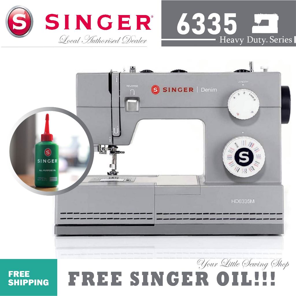 SINGER HD6335M Heavy Duty Sewing Machine 5523 4423 4432 UPGRADED NEW ...