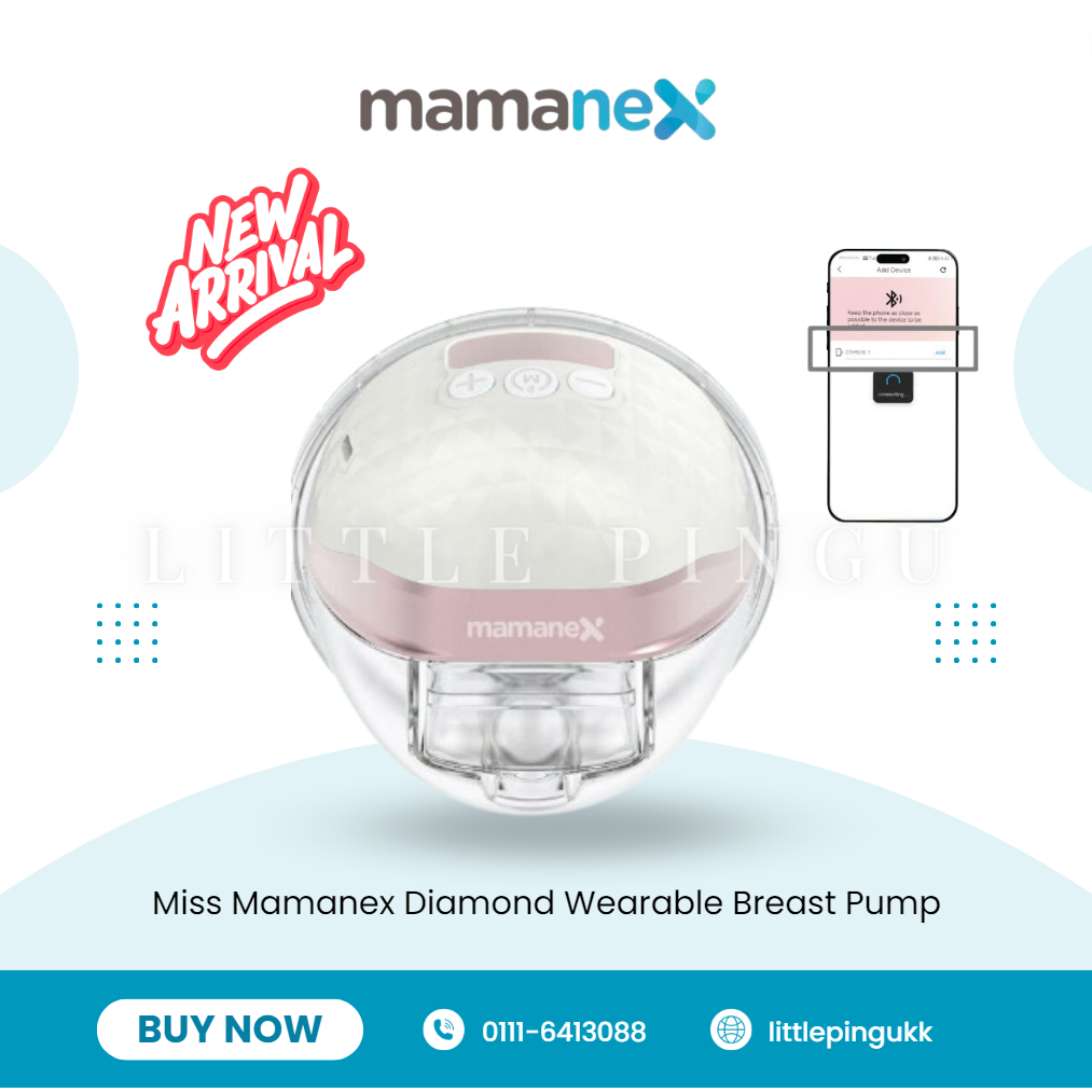 Miss Mamanex Diamond Bluetooth Wearable Breast Pump with APP Control ...