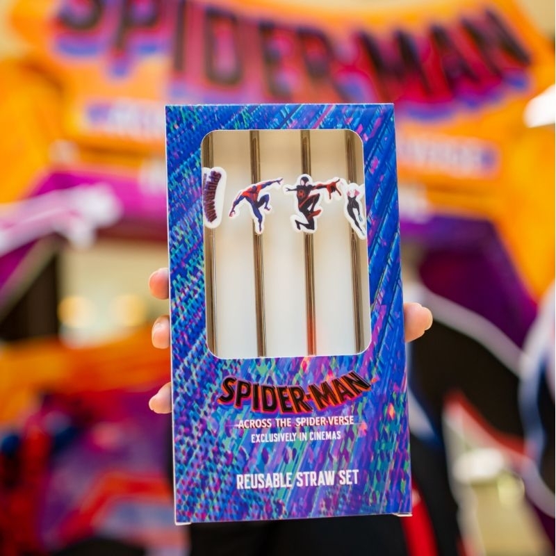 Spider-Man: Across the Spider-verse - Reusable Straw Set | Shopee Malaysia